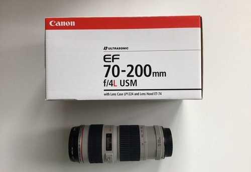 Объектив Canon EF70-200mm f/4L USM