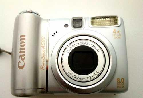 Фотоаппарат Canon PowerShot A580