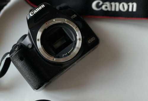 Зеркальный фотоаппарат Canon 450d kit 18-55мм