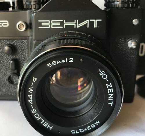 Зенит 12сд Zenit Объектив Helios-44М-4