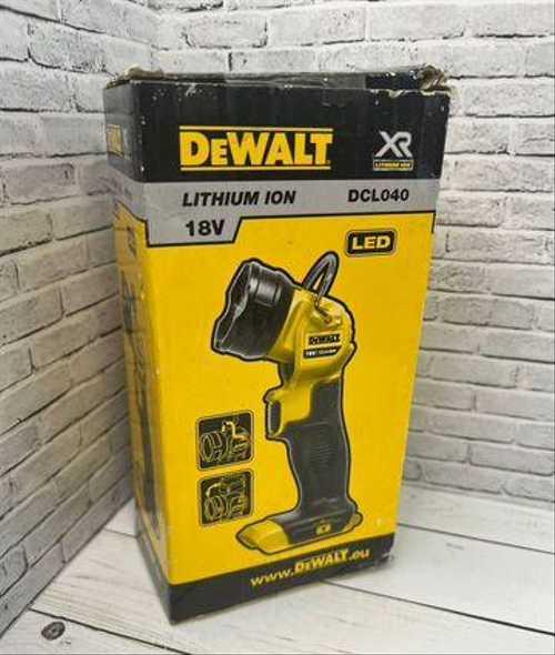 Аккумуляторный фонарь dewalt DCL 040