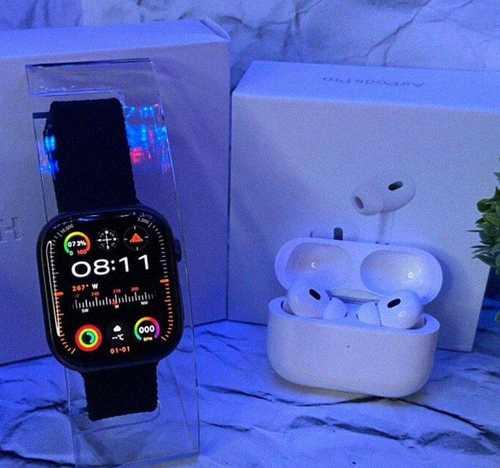 Apple Watch 9 + AirPods Pro 2 (На Гарантии)