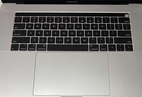 Топкейс для MacBook Pro 15 2018 2019 Silver