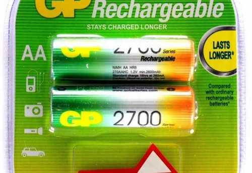 GP HR6 2700mah 270aahc-2decrc2 NI-MH BL2