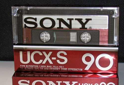 Аудиокассеты Sony Ucx-S90 Type II chrome 1982 г