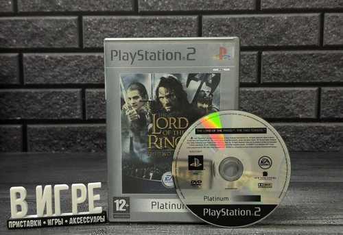Диск Lord of the Rings The Two Towers (Plat) (PS2)