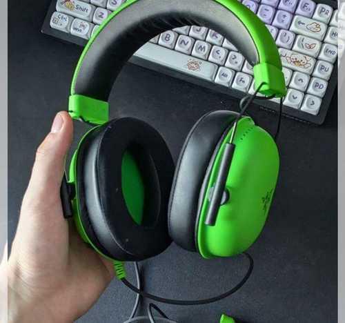 Razer blackshark v2 x зеленые