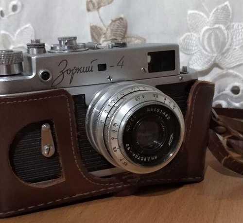 Плёночный фотоаппарат Зоркий 4 СССР раритет
