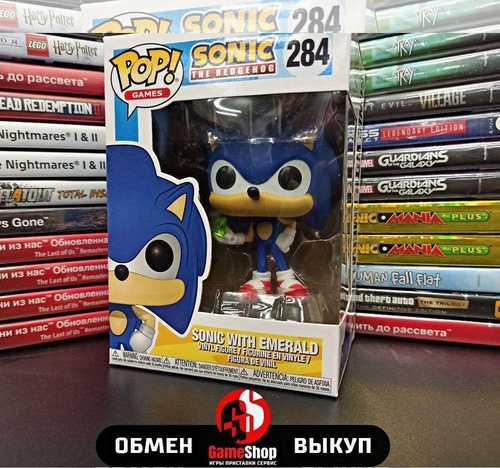 Фигурка Funko Pop Sonic With Emerald 284