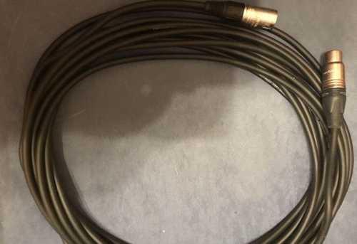 Cordial микрофонный кабель 3 м male to female XLR