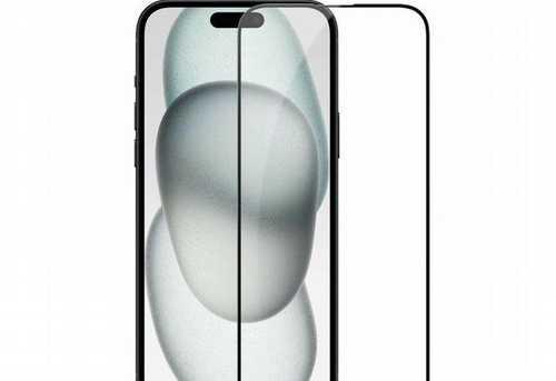 Защитное стекло Remax для iPhone 15 3D Black