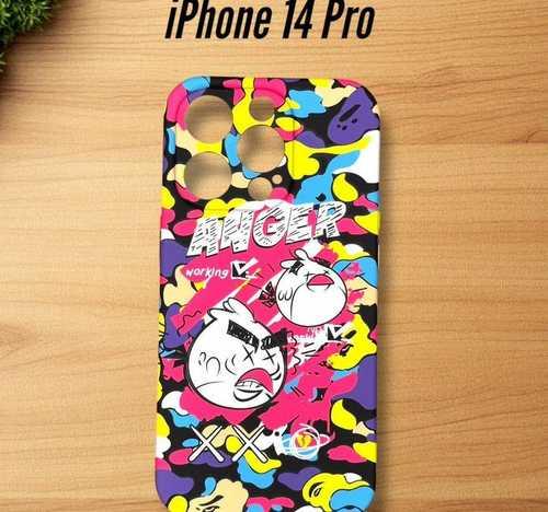 Чехол iPhone 14 Pro Luxo Kaws