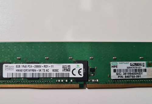 Оперативная память ddr4 SK Hynix 8 GB