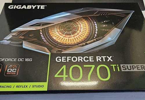 Видеокарта Gigabyte RTX 4070ti Super Windforce OC