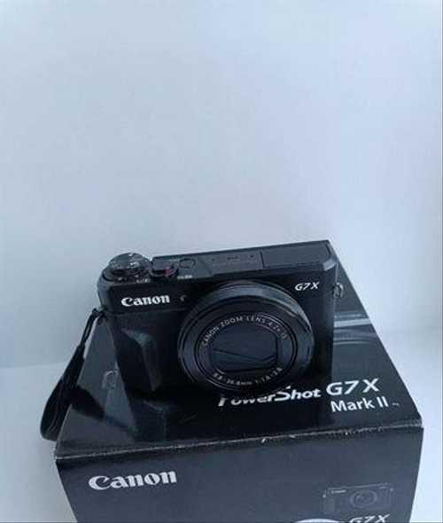 Canon PowerShot G7X Mark II Black