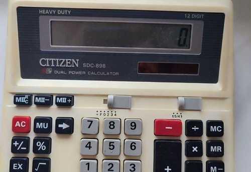Калькулятор citizen 898