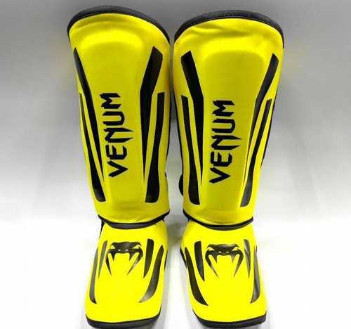 Защита ног Venum Elite yellow