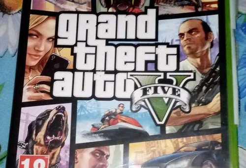 Диск Grand theft auto 5 xbox 360 лицензионный