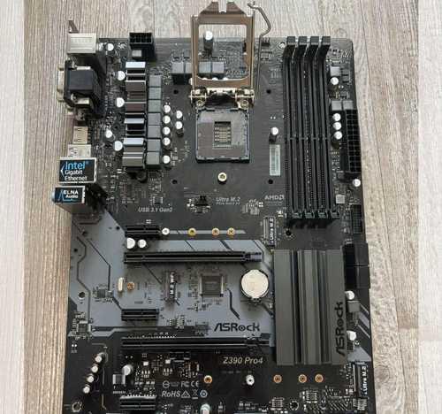 Материнская плата ASRock Z390M Pro4