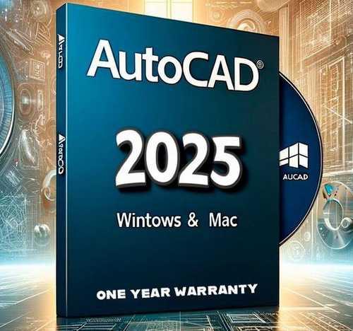 Autocad Лицензия 2022-2025 Windows & Mac 1-год Гар