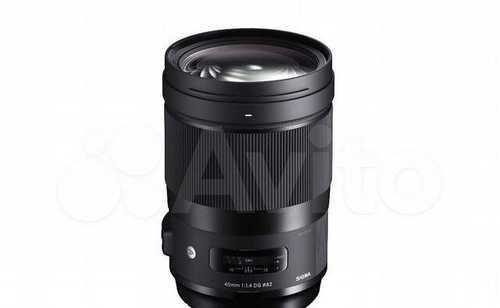 Новый Sigma AF 40mm F/1.4 DG HSM ART Canon EF
