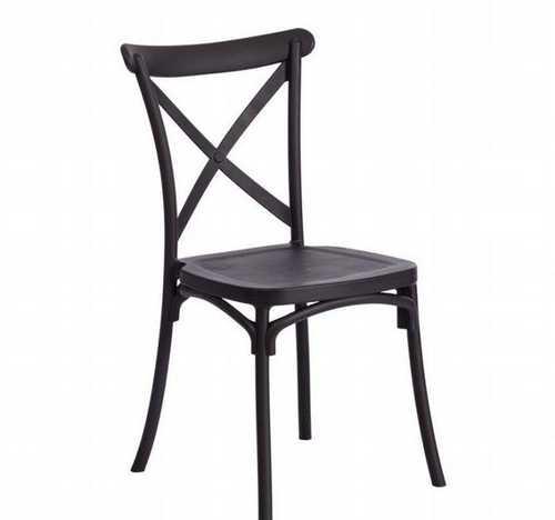 Стул cross (mod. PL24) пластик, Black (черный)