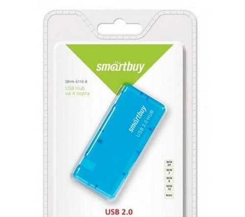 Хаб USB SmartBuy sbha-6110-B, голубой