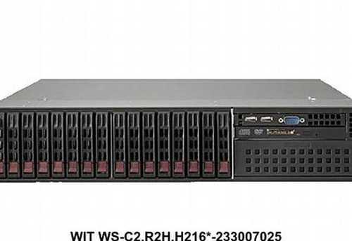 Сервер Supermicro WIT WS-C2.R2H.H216-233007025