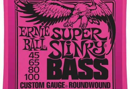 Ernie Ball 2834 струны для бас гитары, 45-65-80-1