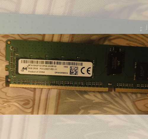 Оперативная память ddr4 2400 2x8gb micron