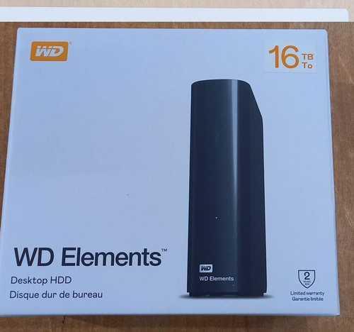 Внешний жесткий диск WD Elements Desktop 16TB