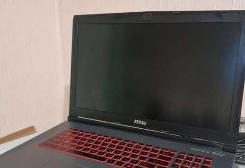 Ноутбук msi gv72 7rd б/у
