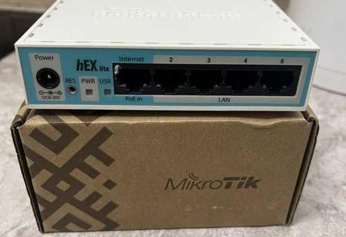 Маршрутизатор MikroTik HEX Lite Beige