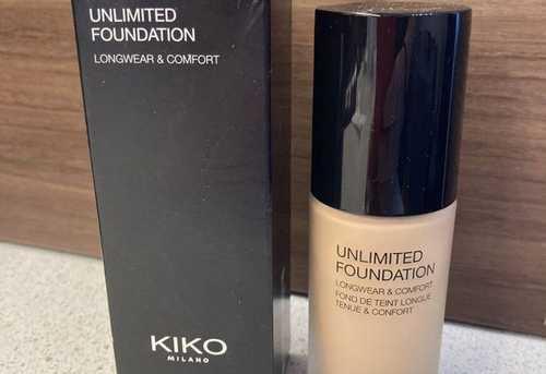 Тональная основа Kiko Milano unlimited foundation