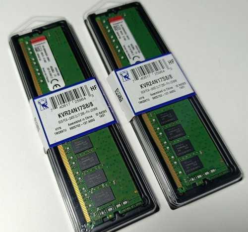 Оперативная память Kingston DDR4 16GB (2*8)