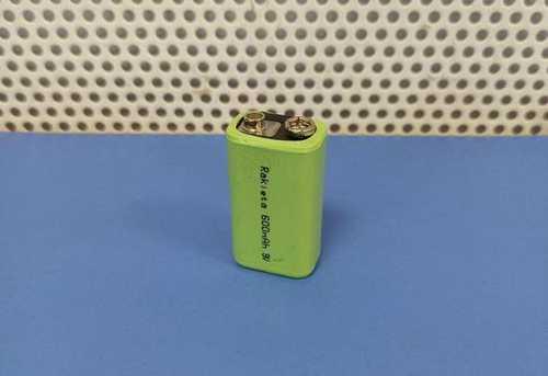 Батарейка аккумуляторная крона Rakieta 600mAh 9V