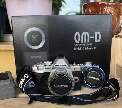 Фотоаппарат Olympus E-M10 Mark III+M.Zuiko 17mm