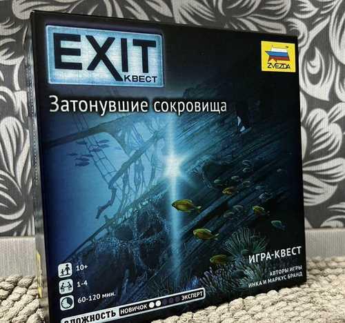 Настольная игра exit Затонувшие сокровища