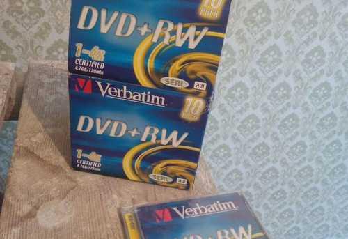 Болванки Verbatim DVD+RW 4x 4,7GB