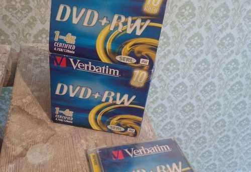 Болванки Verbatim DVD+RW 4x 4,7GB