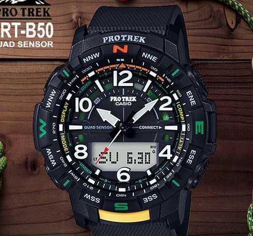 Часы Casio Pro Trek PRT-B50-1 bluetooth