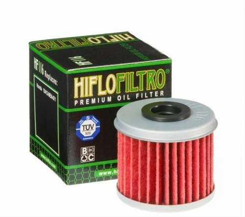 Мото фильтр масляный Hiflo HF116