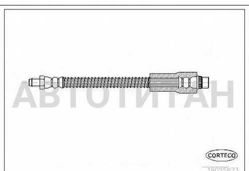 Тормозной шланг передний (305mm) peugeot 206, mazd