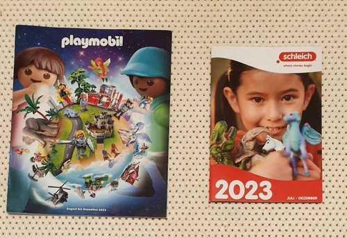 Каталоги Playmobil и Schleich 2023