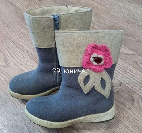 Сапоги зимние на девочку