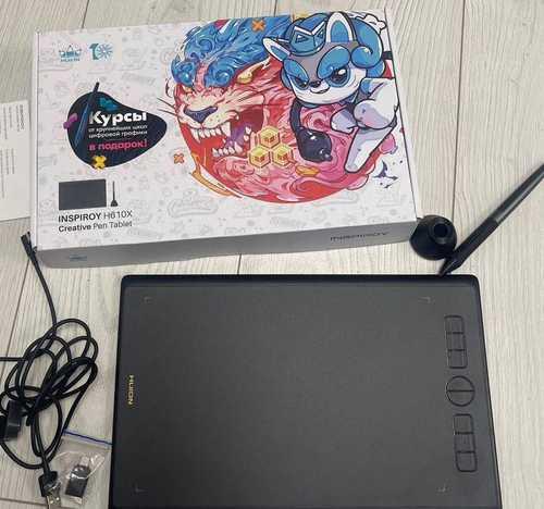 Графический планшет новый Huion Inspiroy H610X