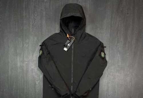 Куртка Ветровка Stone island (Черная)