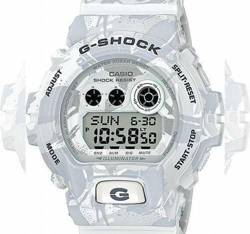 Наручные часы Casio G-shock Белый камуфляж