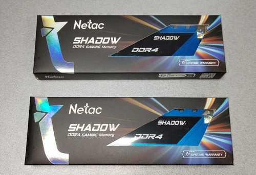Оперативная память 8GBX2 DDR4 Netac Shadow Blue