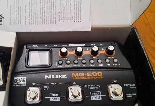 Гитарный процессор NUX MG-200